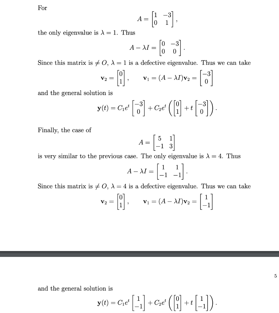 Solved How we can know if it is a defective eigenvalue or | Chegg.com