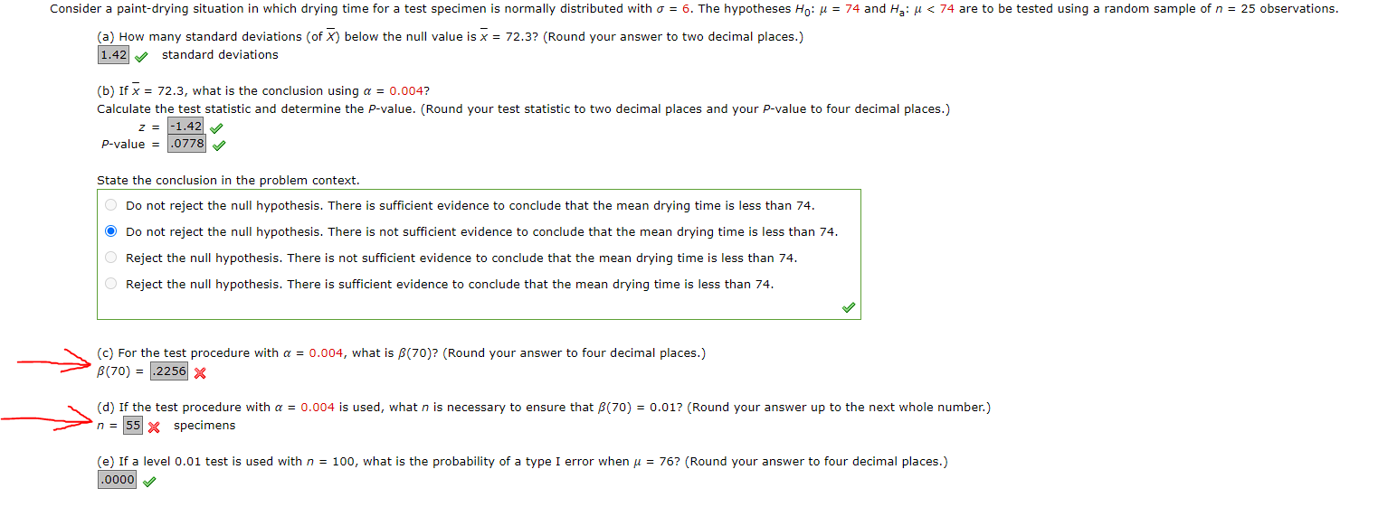 Solved (a) How many standard deviations (of xˉ ) below the | Chegg.com