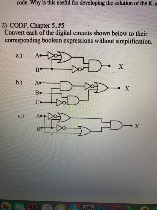 Solved Convert each of the digital circuits shown below to | Chegg.com