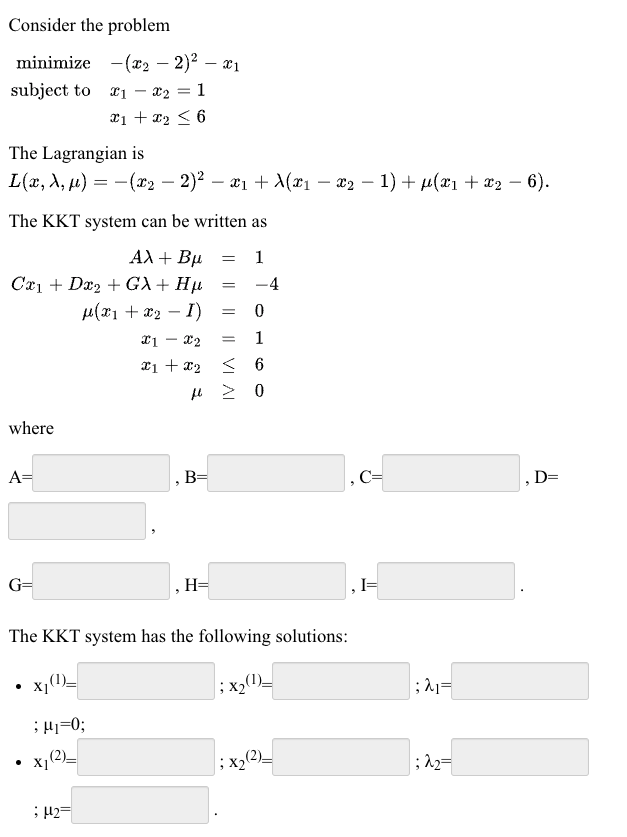 Solved Consider the problem minimize subject to | Chegg.com
