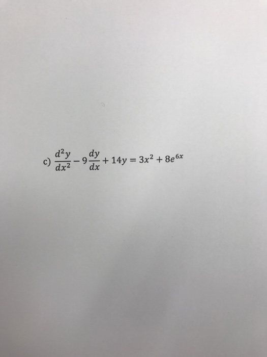 Solved d2y dy dx2 dx | Chegg.com