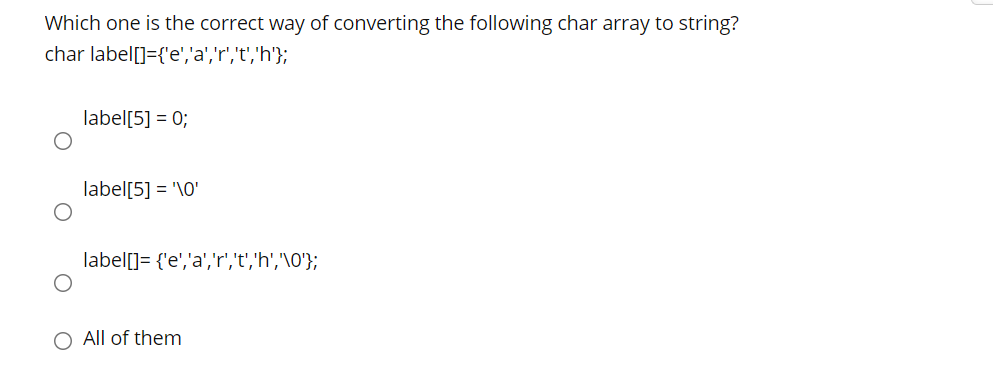 Solved Which one is the correct way of converting the | Chegg.com