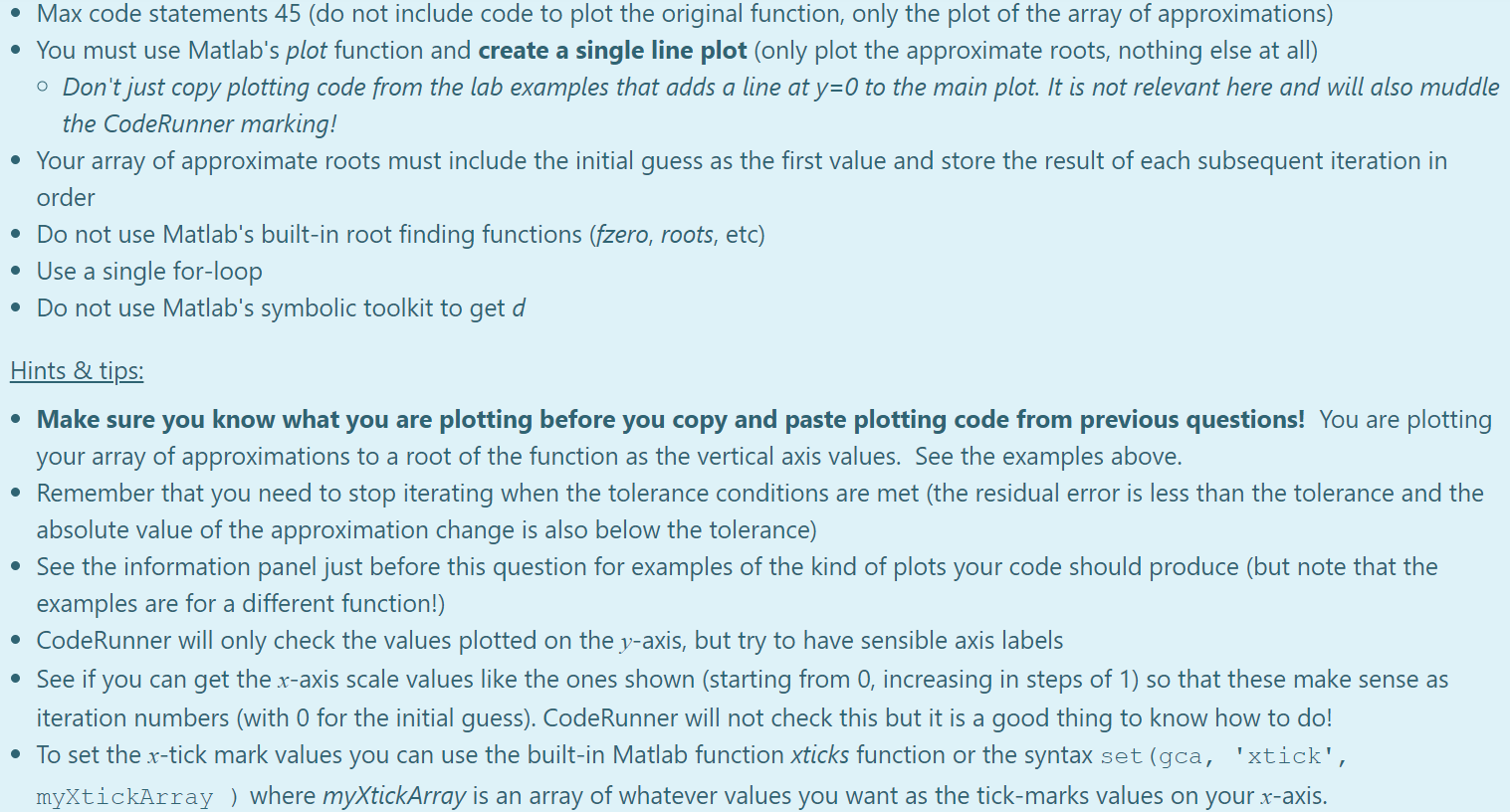Solved Modify your code to plot your array storing the | Chegg.com