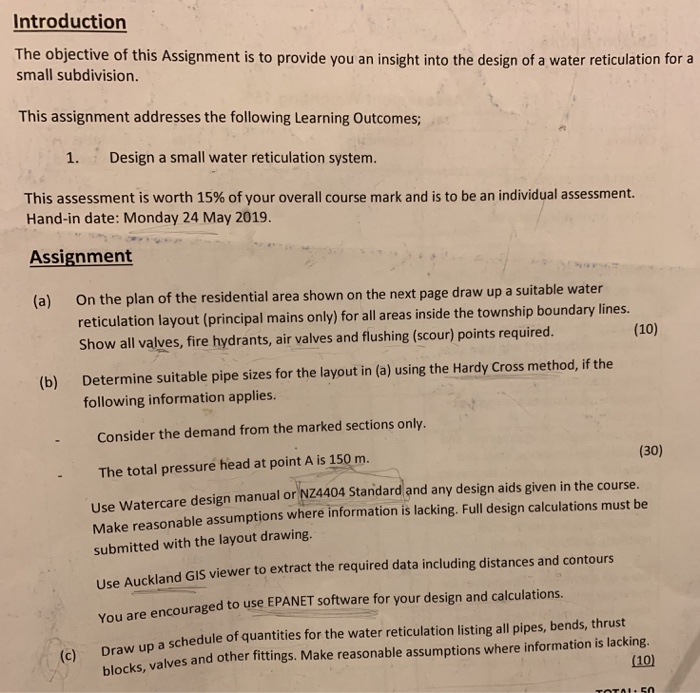 Introduction The objective of this Assignment is to | Chegg.com