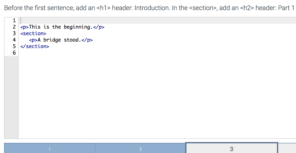Solved Before The First Sentence Add An Header 