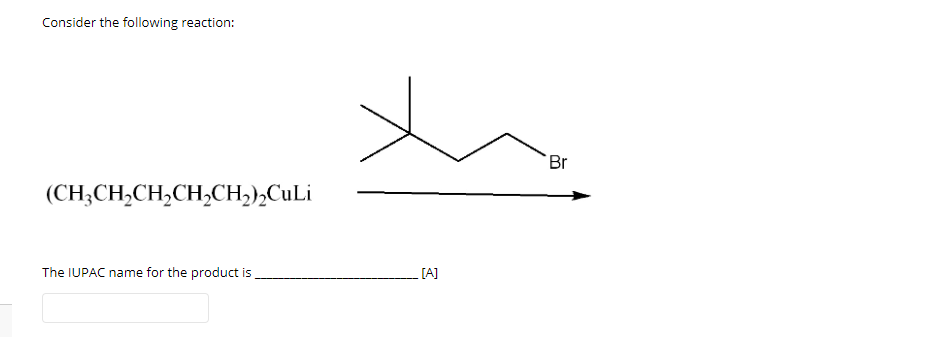 Solved Consider the following reaction: Br | Chegg.com
