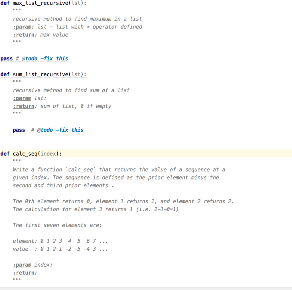 Solved def max_list_recursive(lst): recursive method to find | Chegg.com Solved def max_list_recursive(lst): recursive method to find | Chegg.com