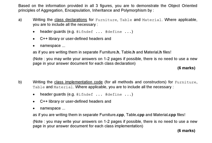 Solved 9. Figure 9-A shows a UML Class diagram with 3 | Chegg.com