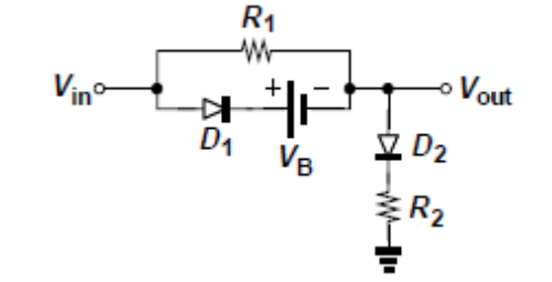Solved Plot the input/output characteristics of the circuits | Chegg.com