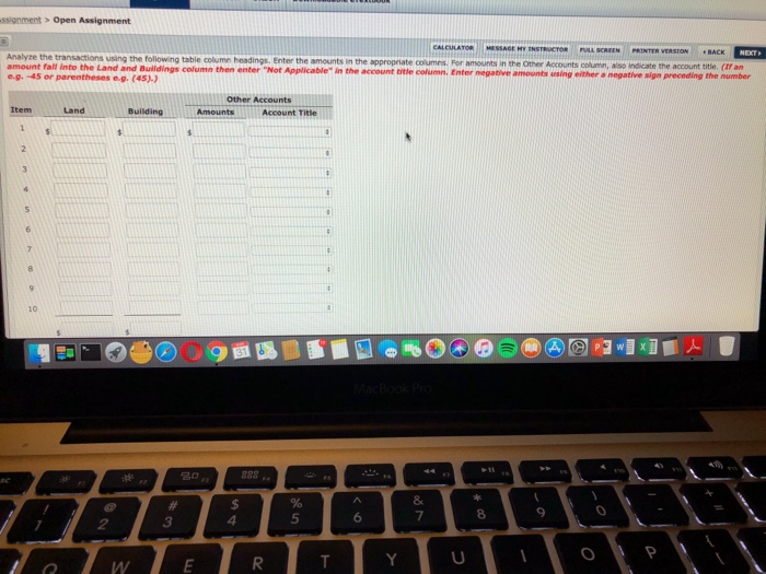 Solved ssignment > Open Assignment TULL SCREEN PRINTER | Chegg.com