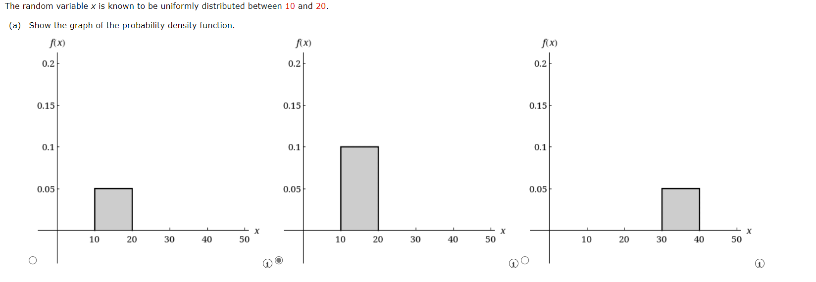 Solved The Random Variable X Is Known To Be Uniformly 
