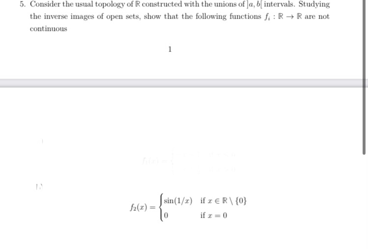Solved 5. Consider the usual topology of R constructed with | Chegg.com