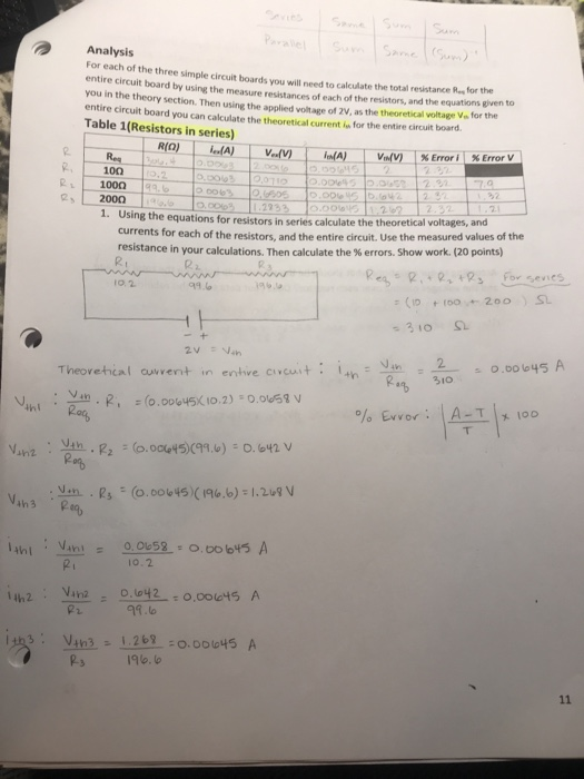 Solved Analysis For each of the three simple circuit boards | Chegg.com