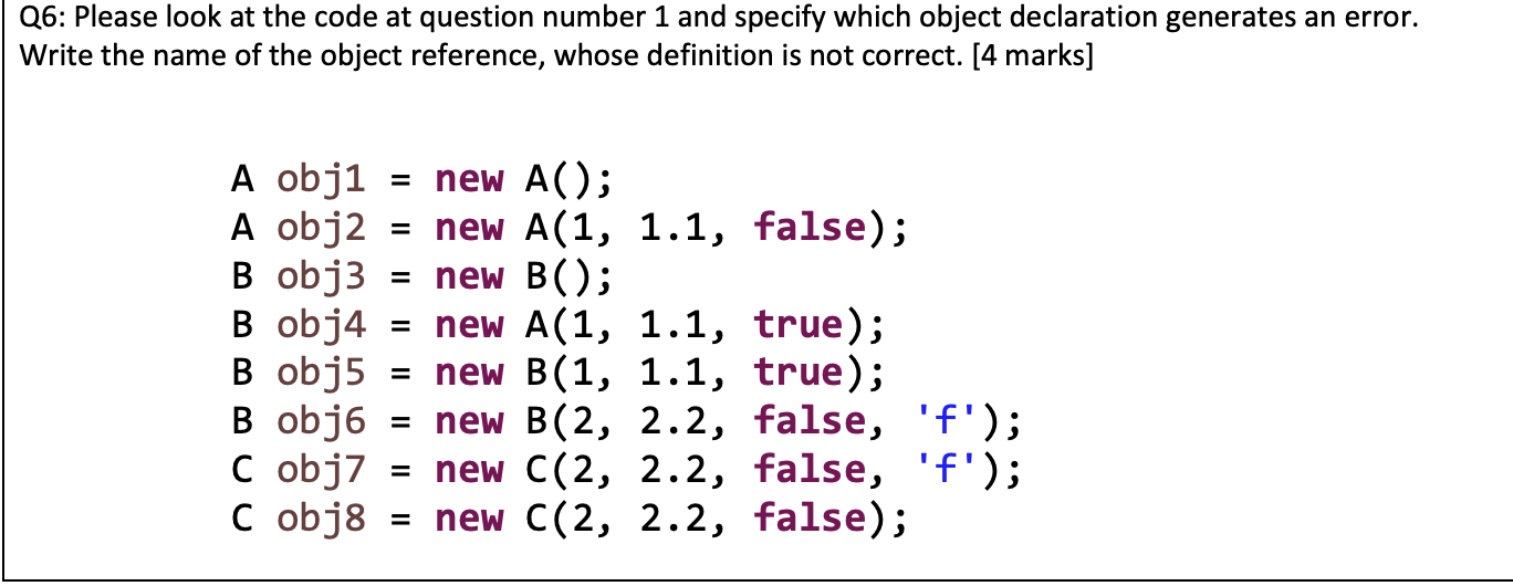 Solved Q1 An Inheritance Relationship Is Created Using 3 1250