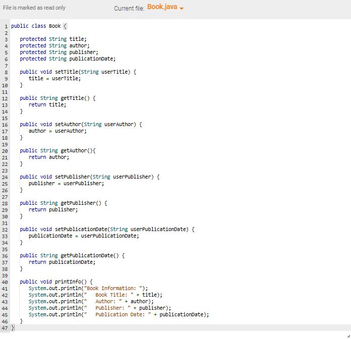Solved public class Encyclopedia extends Book { | private | Chegg.com