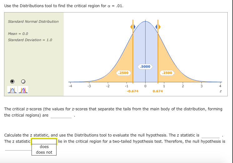Solved 7. An example of a hypothesis test and the required | Chegg.com