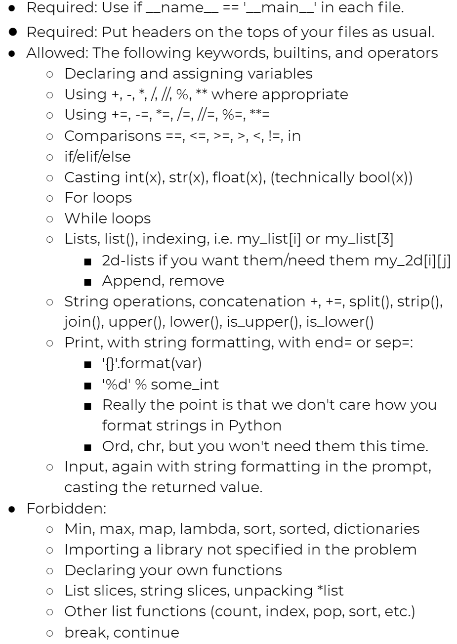 Solved • Required: Use if _name__ == '__main__'in each file. | Chegg.com