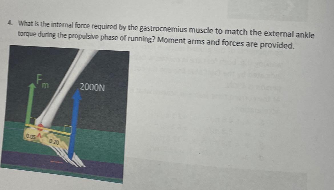 Solved 4. What is the internal force required by the | Chegg.com