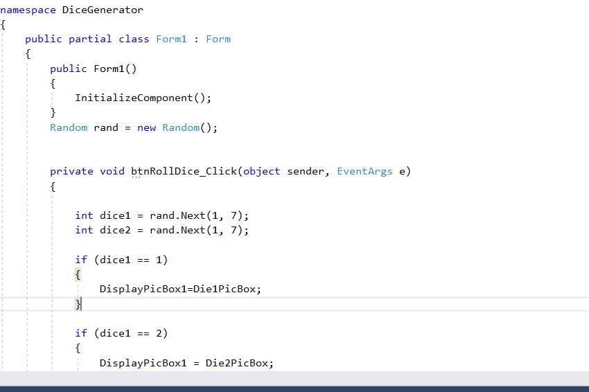 Create an application that simulates rolling a pair | Chegg.com