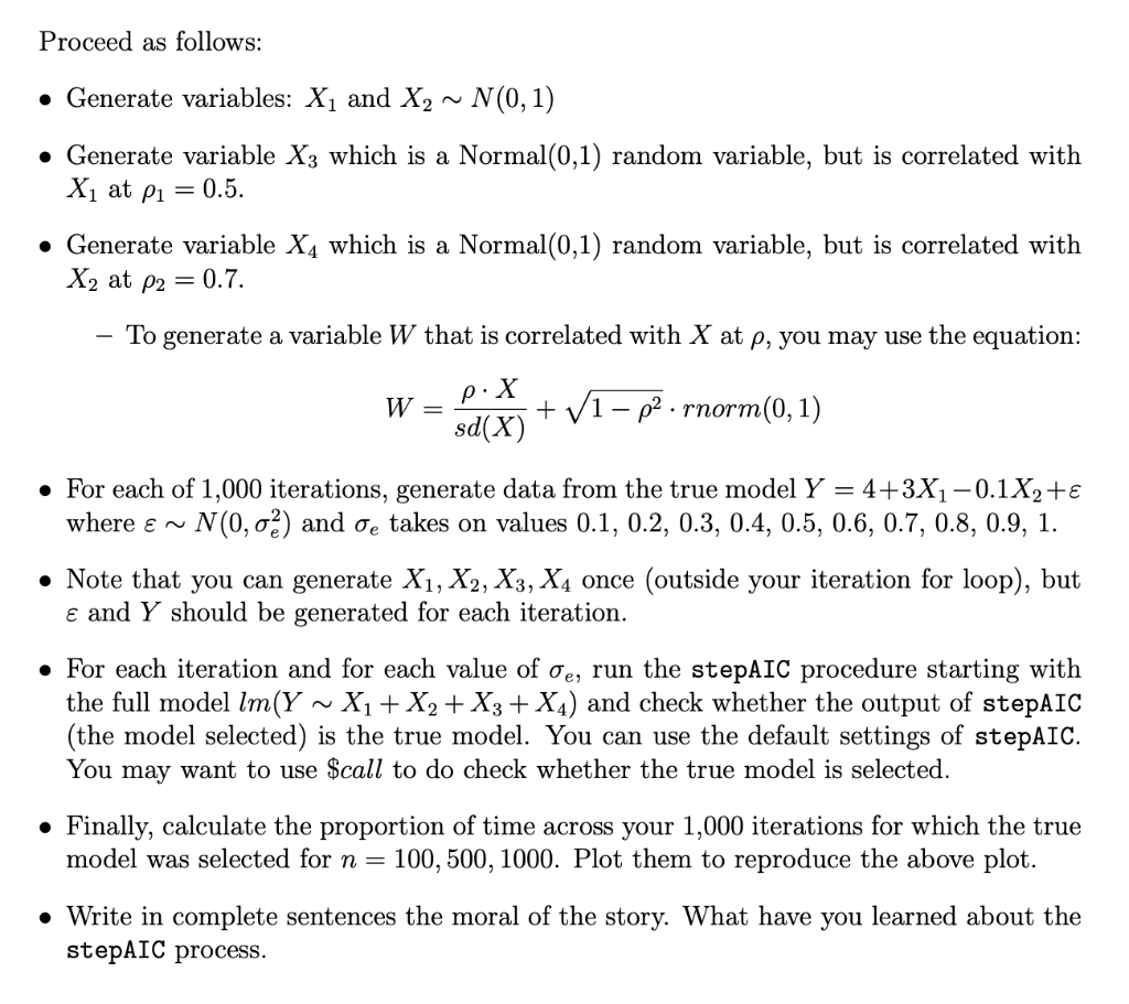 Stepwise model selection is a commonly used practice | Chegg.com