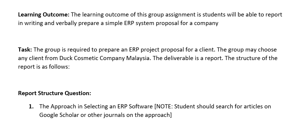 Solved Learning Outcome: The learning outcome of this group | Chegg.com