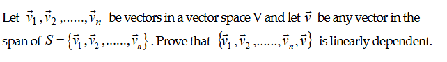 Solved Let v1,v2,……,vn be vectors in a vector space V and | Chegg.com