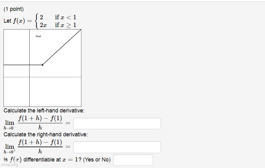 Solved (1 point) if a