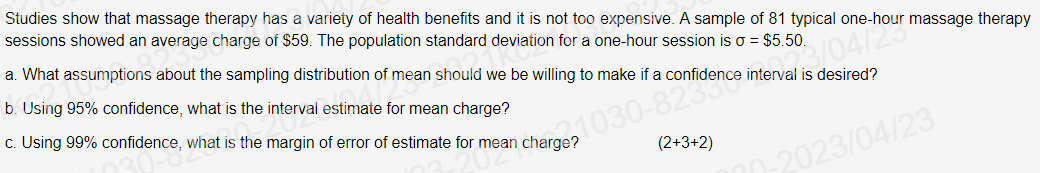 Solved Studies show that massage therapy has a variety of | Chegg.com
