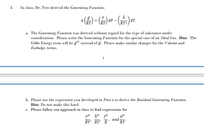 In Class Dr ﻿tree Derived The Generating
