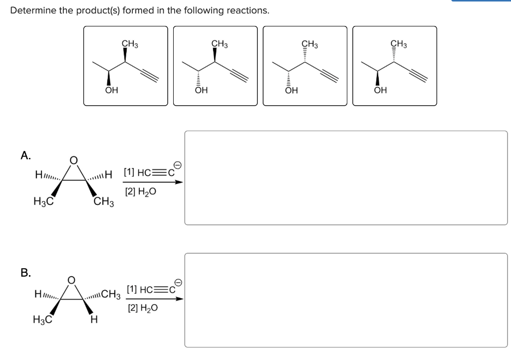 Solved Determine the product(s) formed in the following | Chegg.com