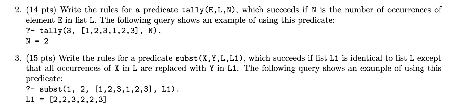 Solved For all problems below, you only need to make sure | Chegg.com