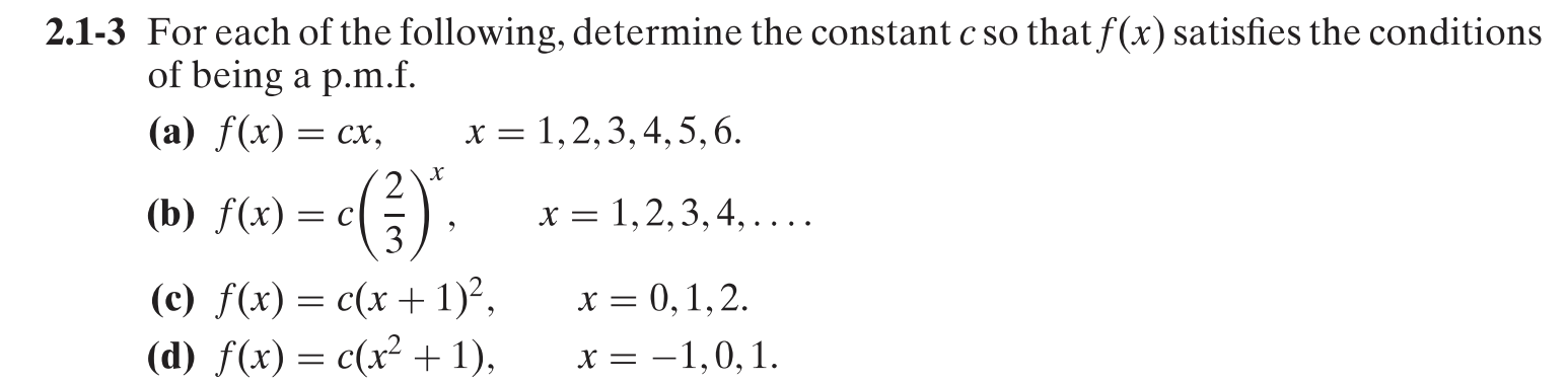 Solved 2.1-3 For each of the following, determine the | Chegg.com