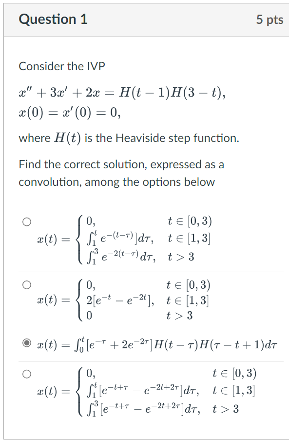 Solved Consider the IVP | Chegg.com
