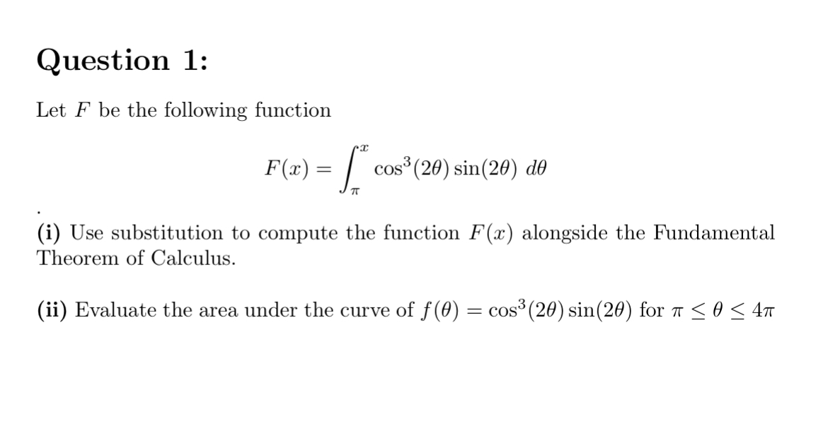 Solved Question 1:Let F ﻿be the following | Chegg.com