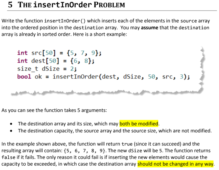 I need to solve this problem in C++ with only ONE | Chegg.com