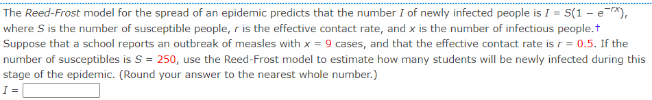 Solved The Reed-Frost model for the spread of an epidemic | Chegg.com