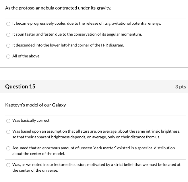 Solved As the protosolar nebula contracted under its | Chegg.com