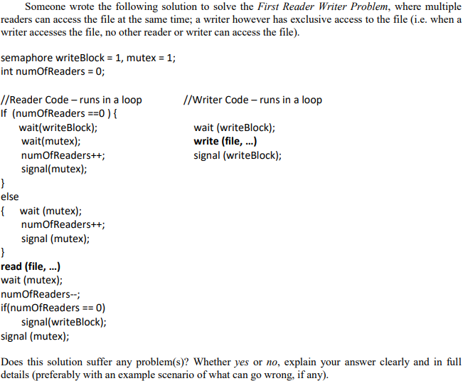 Solved Someone wrote the following solution to solve the | Chegg.com