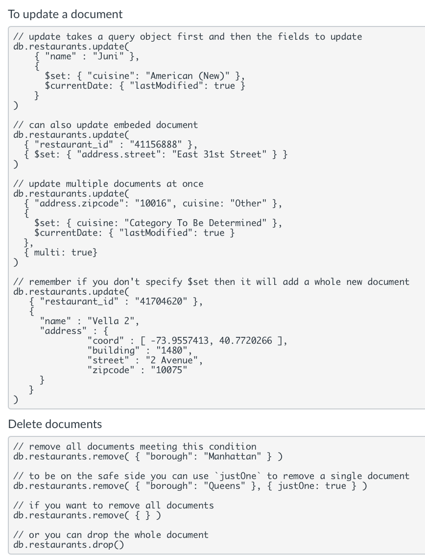 Solved 153c^ (Intro to relational database) 98y MongoDB The | Chegg.com