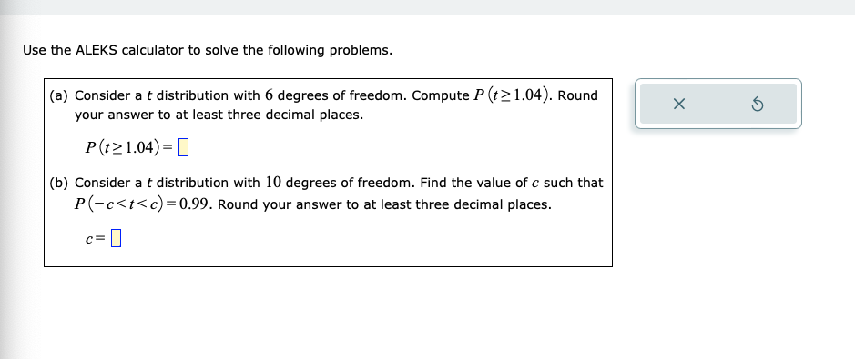 Solved Use the ALEKS calculator to solve the following | Chegg.com