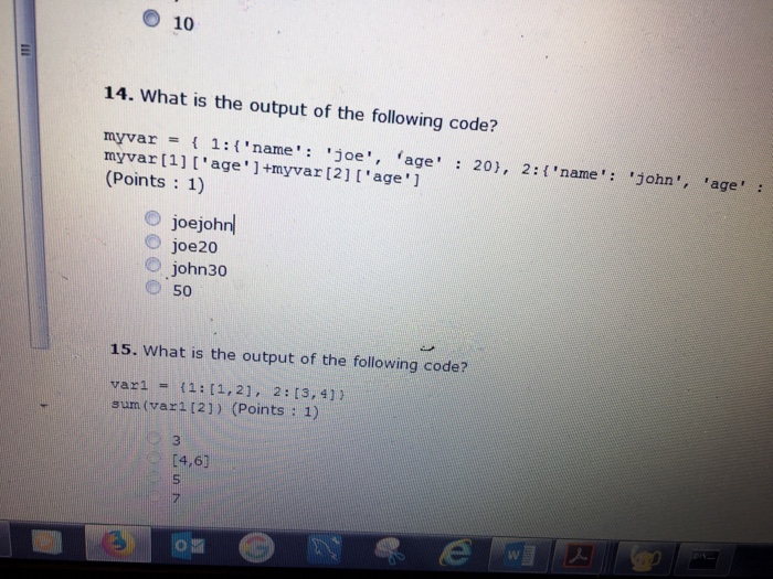 Solved 18. What is the output of the following code? def | Chegg.com