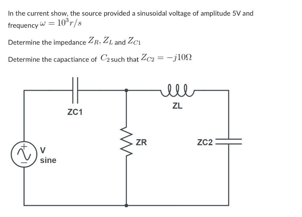 Solved a) Find ZR if R=10ohms B) find ZL if Z= | Chegg.com