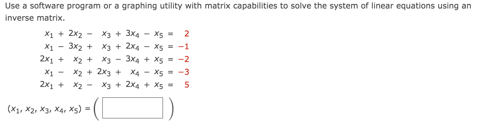 Solved Use a software program or a graphing utility with | Chegg.com