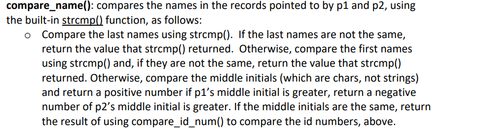 Solved How To Complete This Function C Programming 