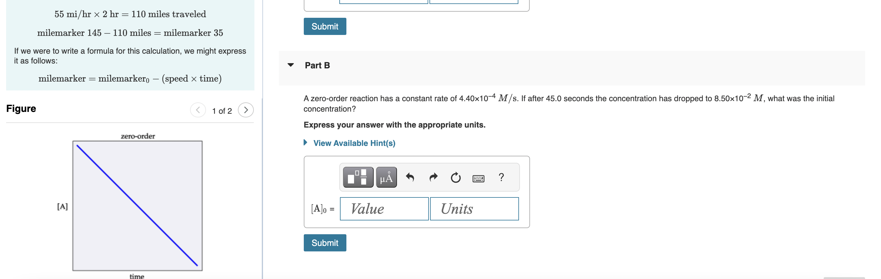 Solved Introduction to Integrated Rate Laws