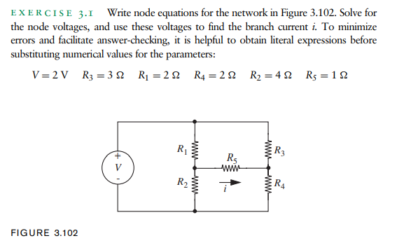 Solved !!! Solve and + Represent node equations in the | Chegg.com