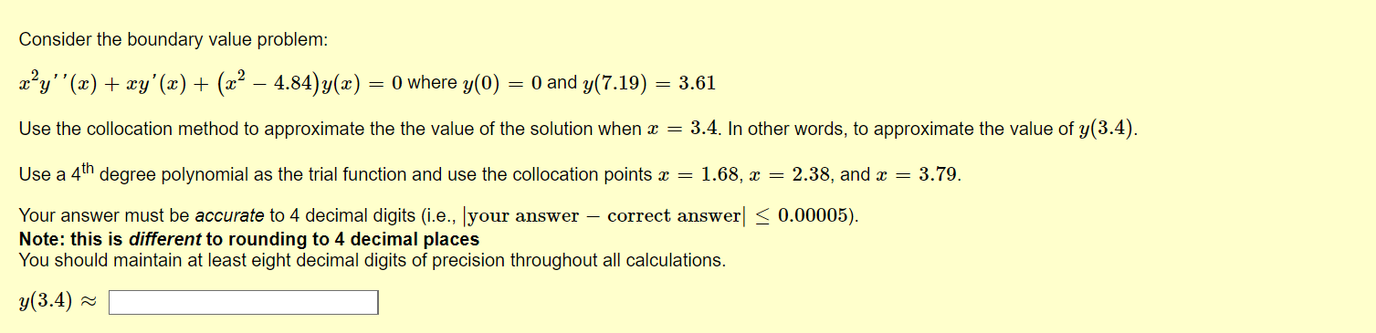 Solved Consider the boundary value problem: | Chegg.com