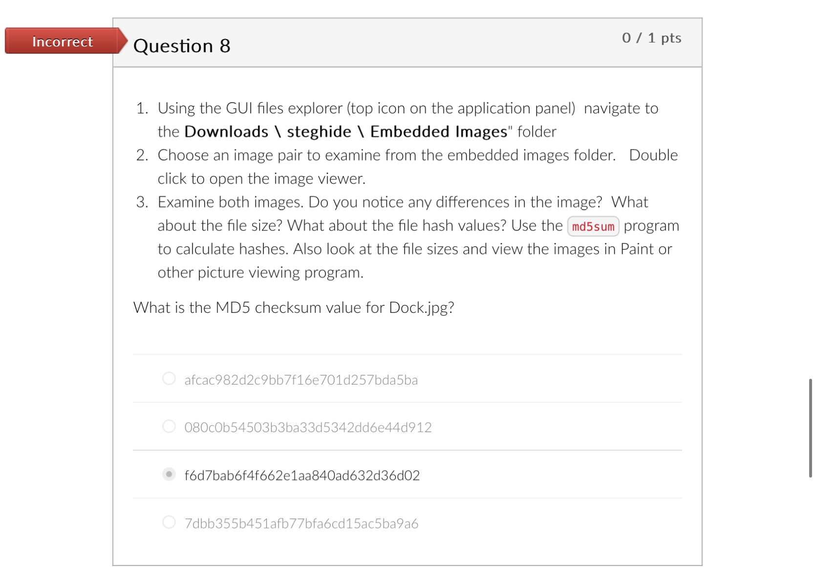 Solved 1. Using the GUI files explorer (top icon on the | Chegg.com