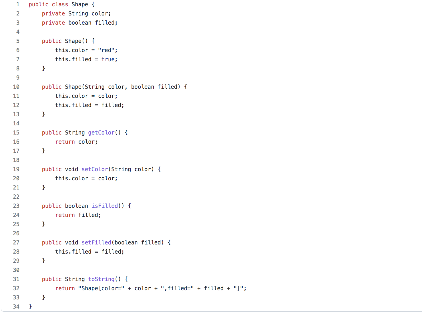 2. Make the following changes to last week’s | Chegg.com
