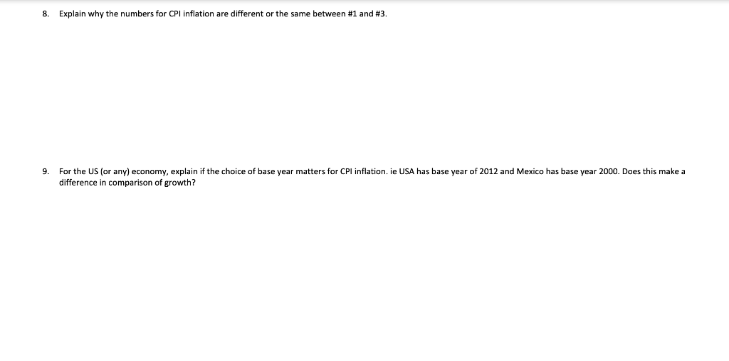 Solved Macroeconomics Homework GDP and Inflation For all | Chegg.com